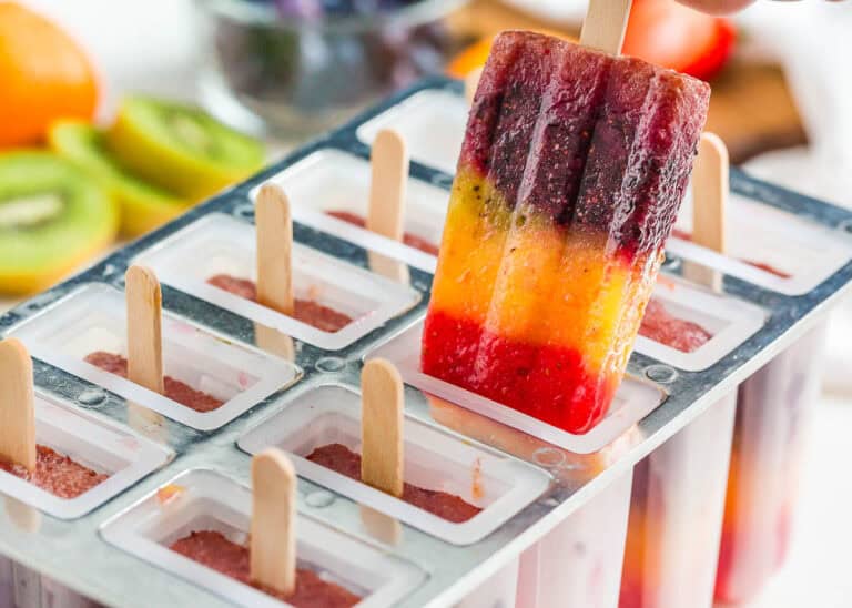 Rainbow Popsicles - I Heart Naptime
