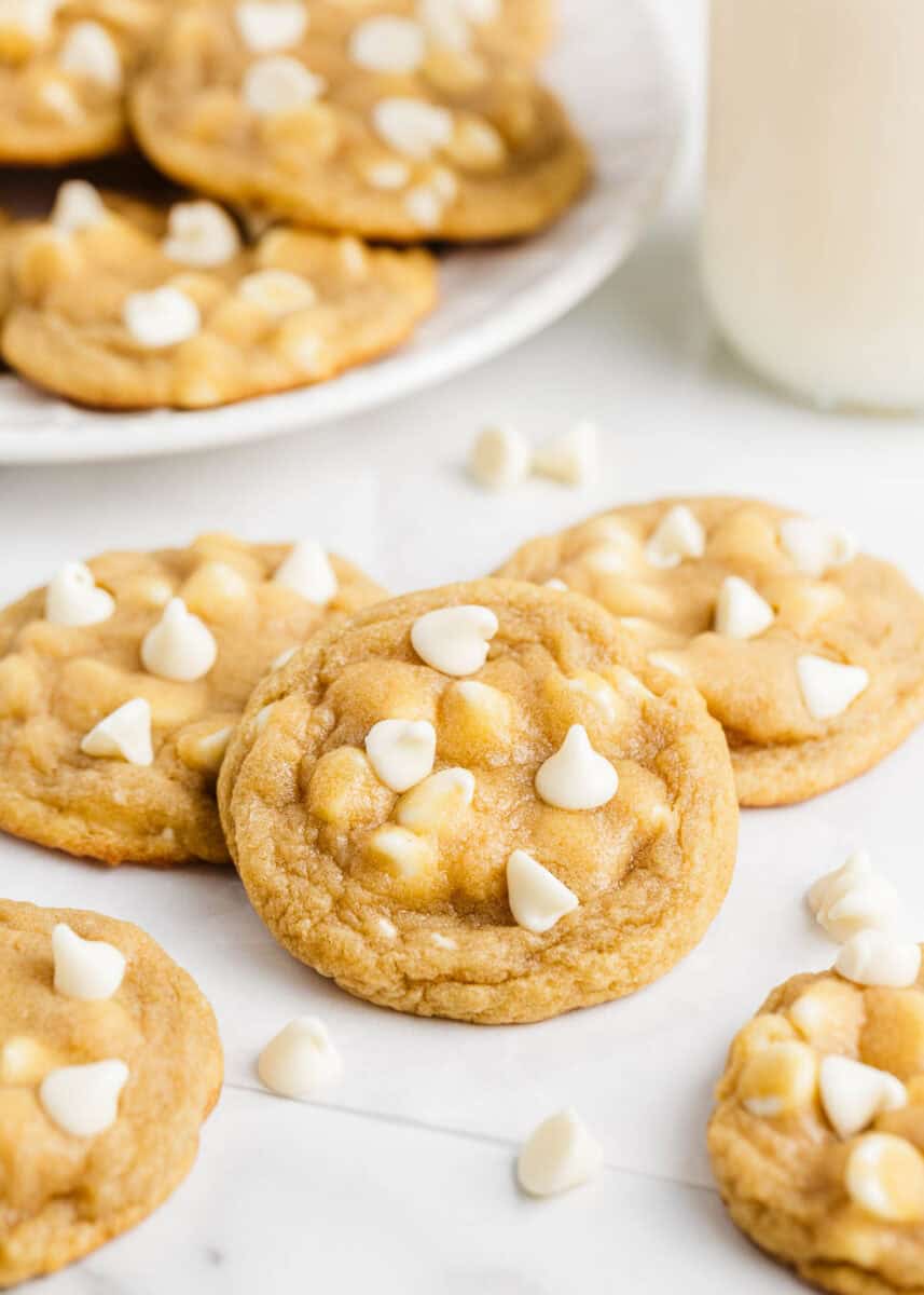 White Chocolate Chip Cookies - I Heart Naptime