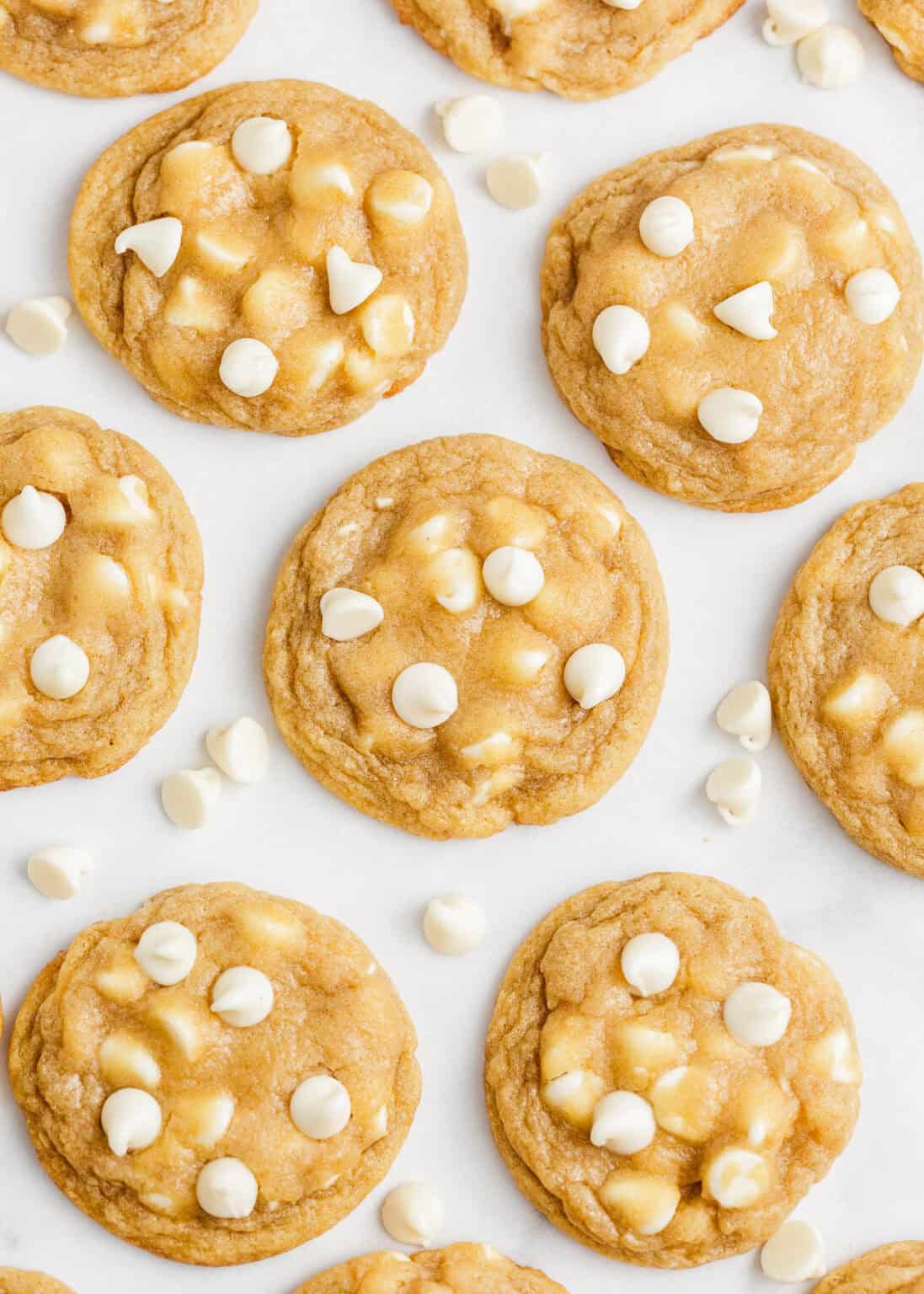 White Chocolate Chip Cookies - I Heart Naptime