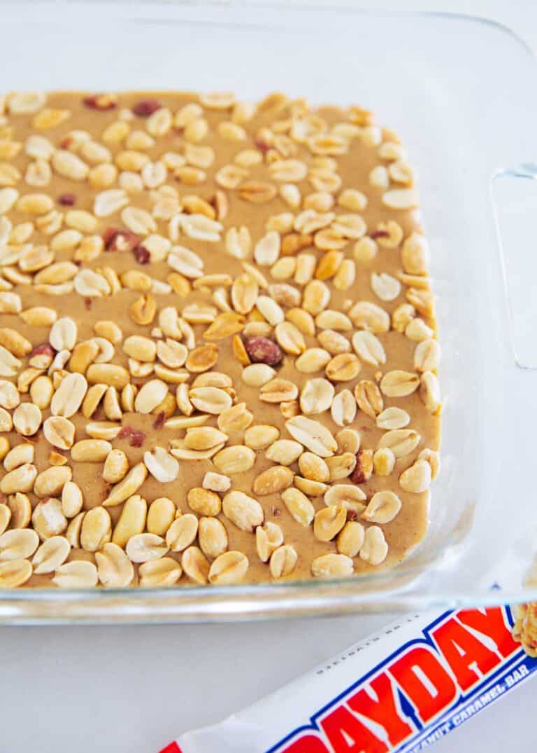 Homemade PayDay Candy Bars - I Heart Naptime