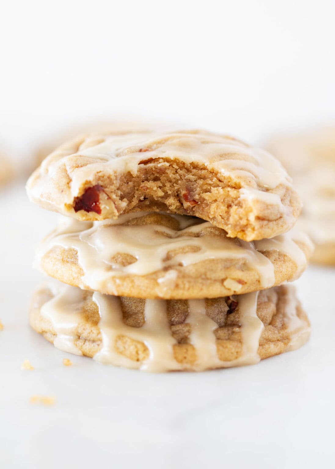 Maple Cookies with Maple Glaze - I Heart Naptime