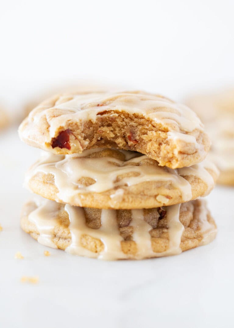 Maple Cookies with Maple Glaze - I Heart Naptime