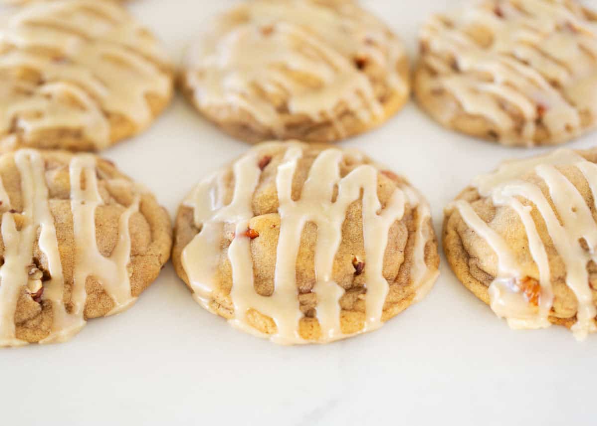Maple Cookies with Maple Glaze - I Heart Naptime