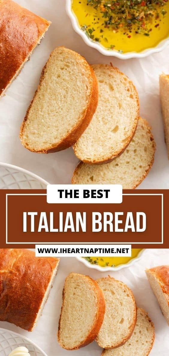 Homemade Italian Bread Recipe - I Heart Naptime