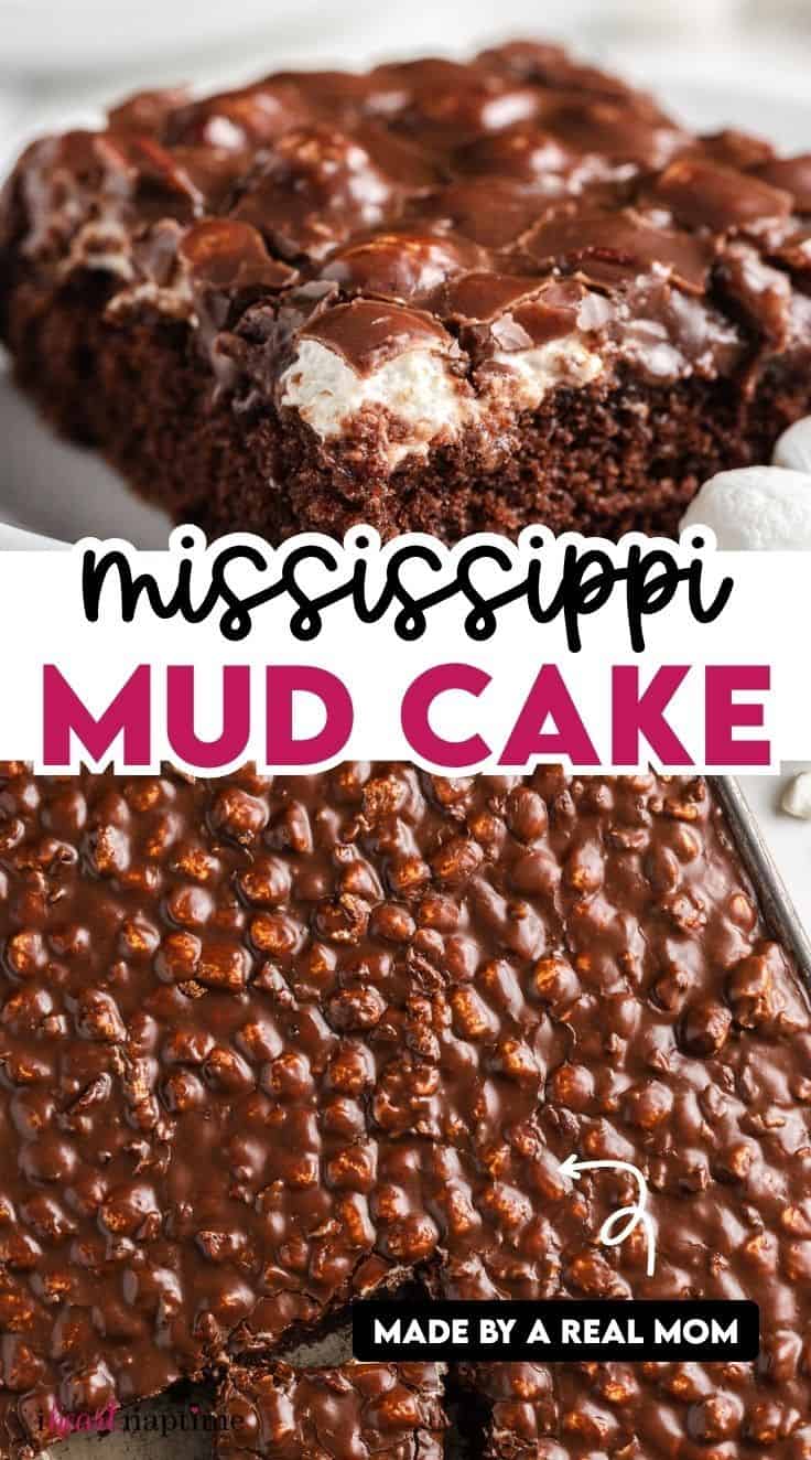 Old Fashioned Mississippi Mud Cake - I Heart Naptime