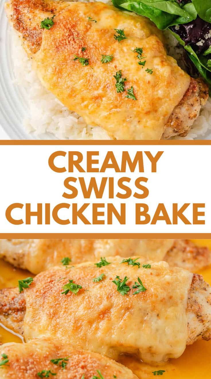 Creamy Swiss Chicken Bake - I Heart Naptime