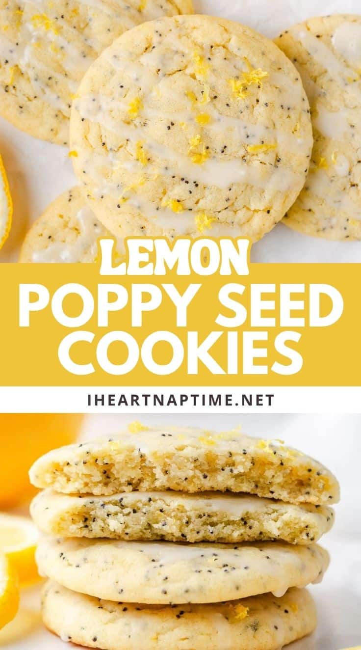 Lemon Poppy Seed Cookies - I Heart Naptime
