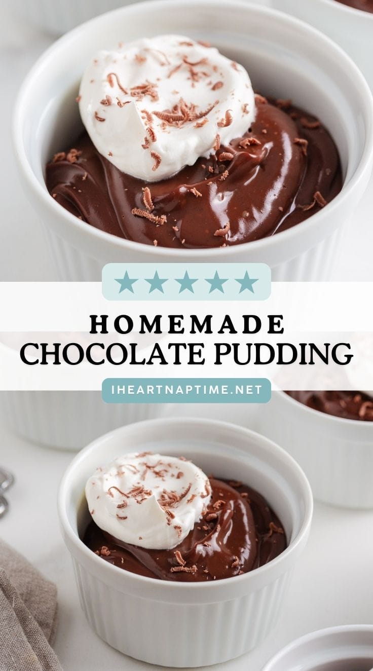 Easy Homemade Chocolate Pudding - I Heart Naptime