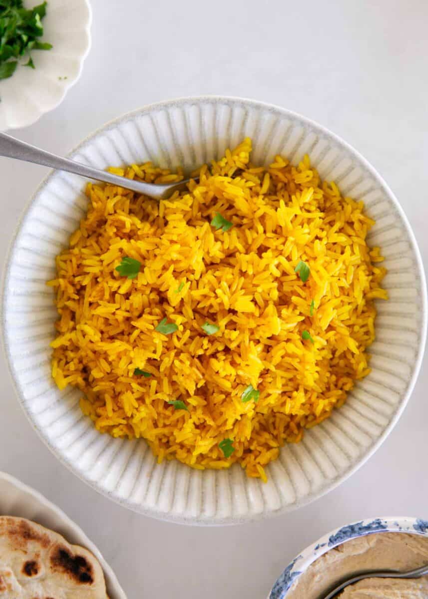 Easy Yellow Rice from Scratch - I Heart Naptime