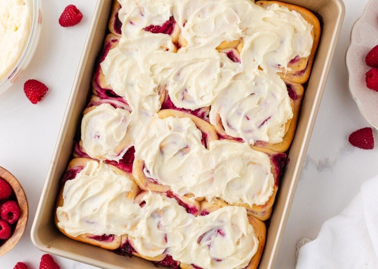 Raspberry Sweet Rolls - I Heart Naptime