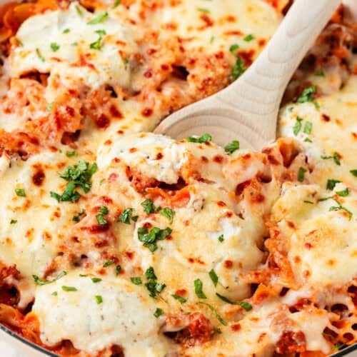Skillet Lasagna - I Heart Naptime